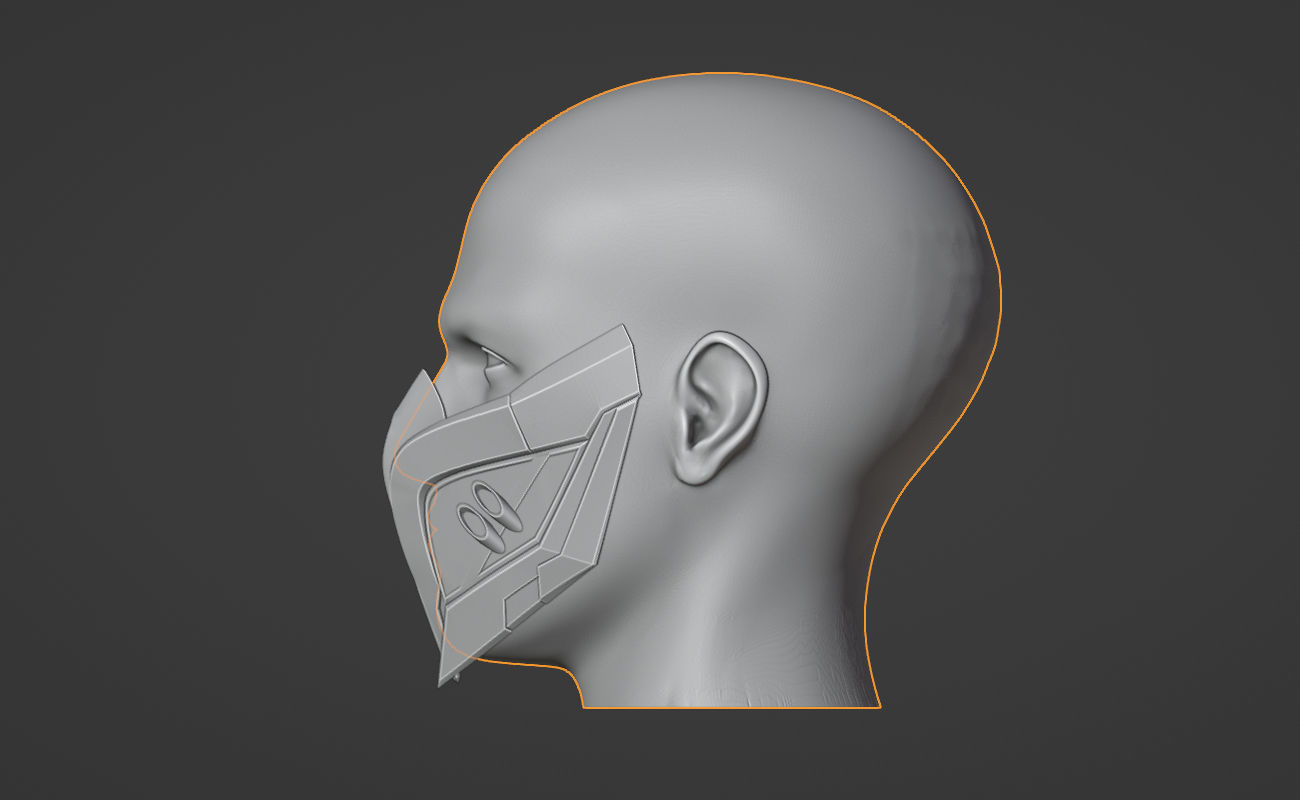 Kabal mask from Mortal Kombat 11 - Emotionless Killer 3D model 3D ...