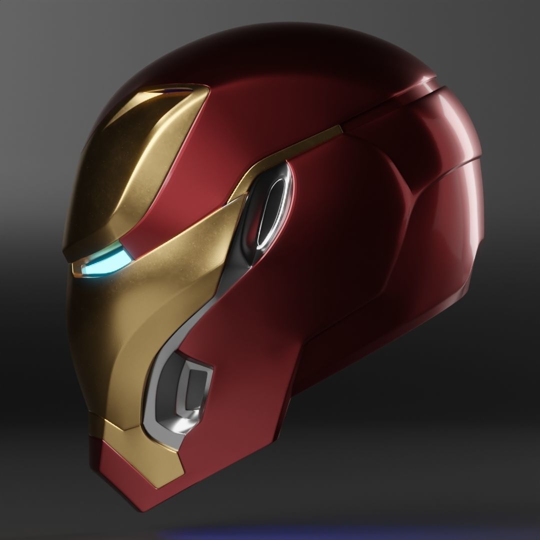 Iron Man Motorized Mk 50 3D Printable Iron Man Helmet 3D model 3D ...