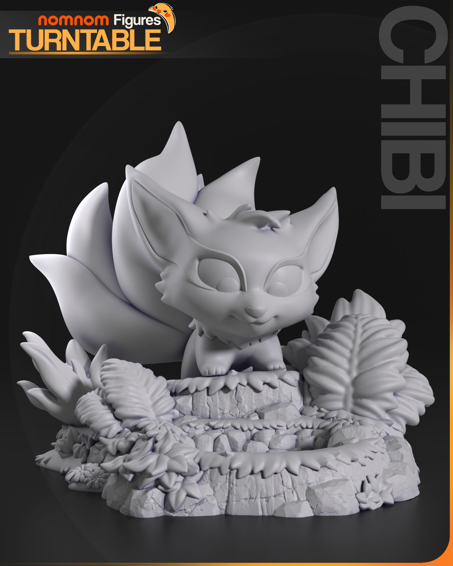 Chibi Kurama from Naruto 3D model 3D printable | CGTrader