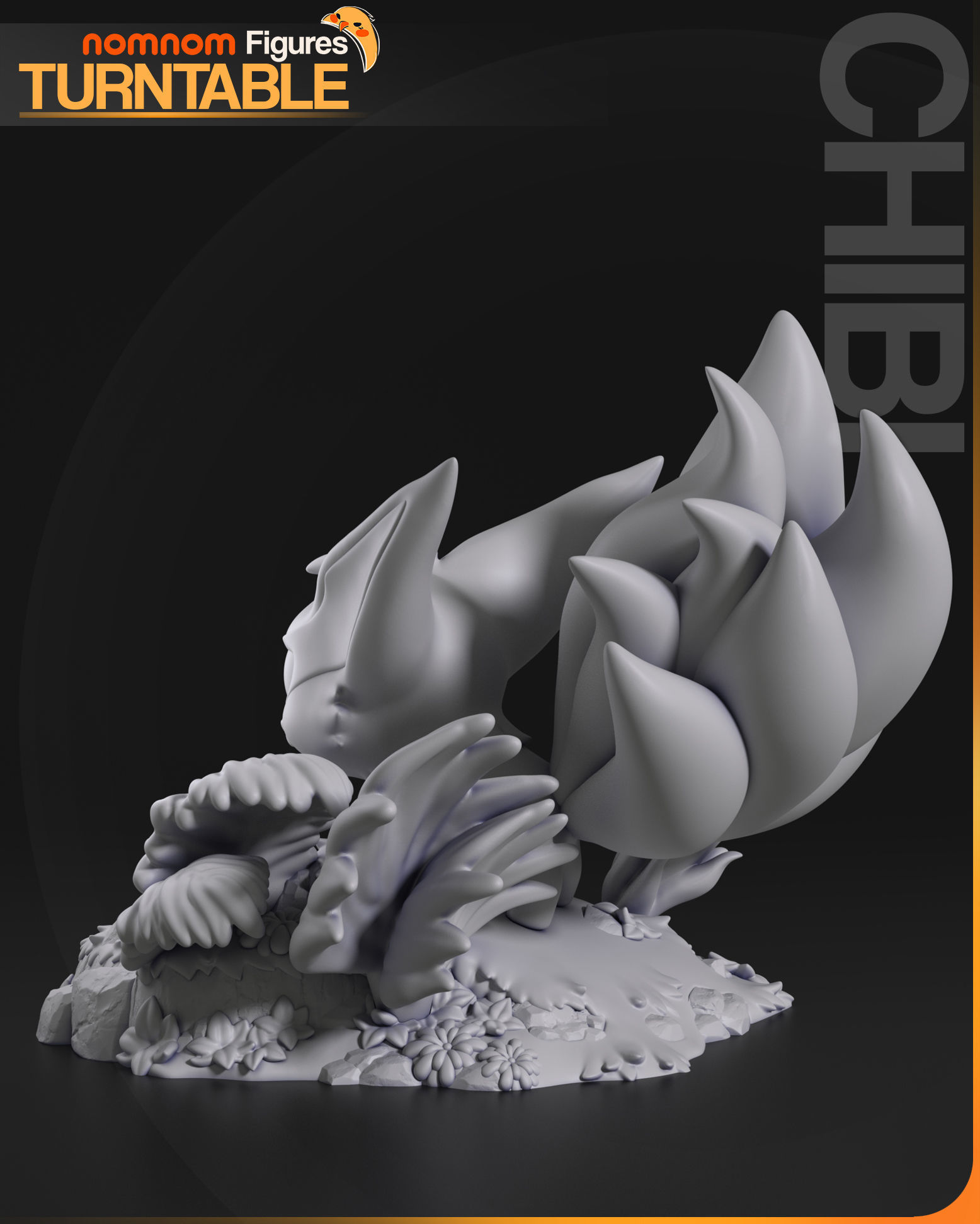Chibi Kurama from Naruto 3D model 3D printable | CGTrader