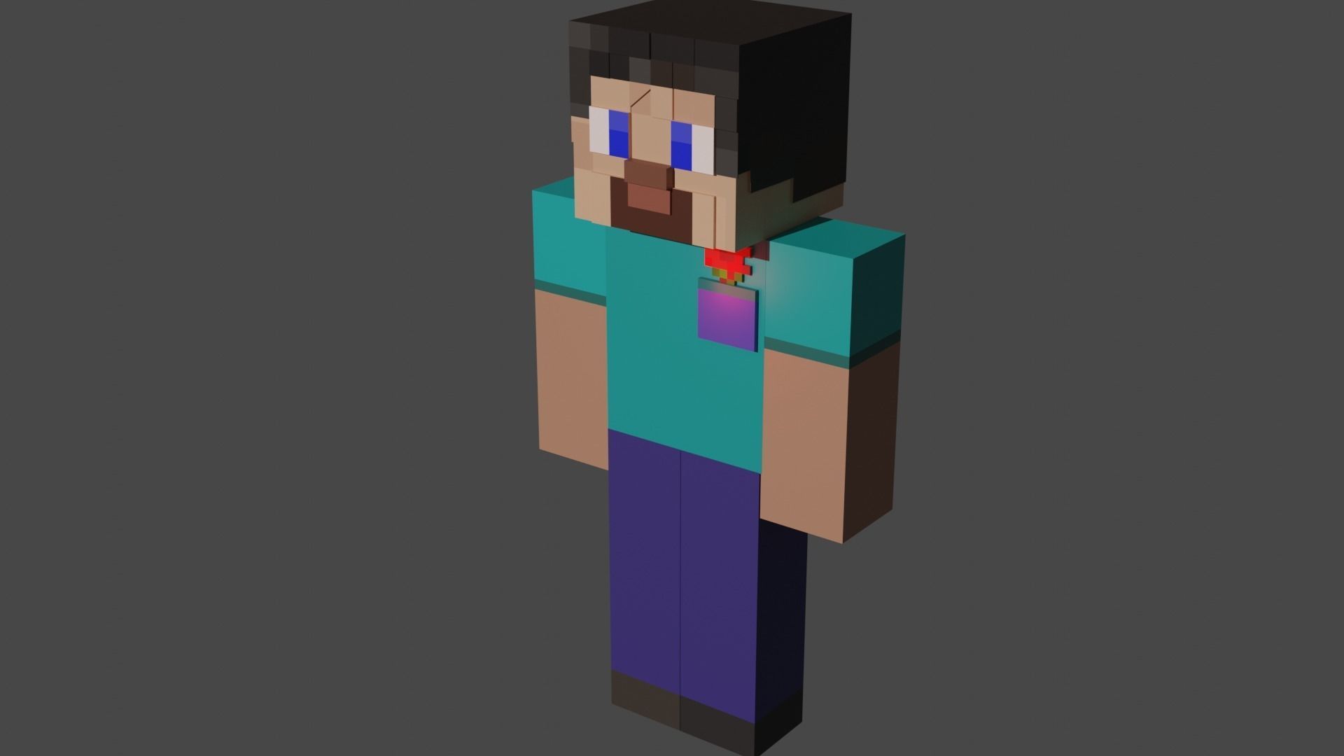 Free Steve 3d model download By Jay Gamerz free VR / AR / low-poly 3D ...