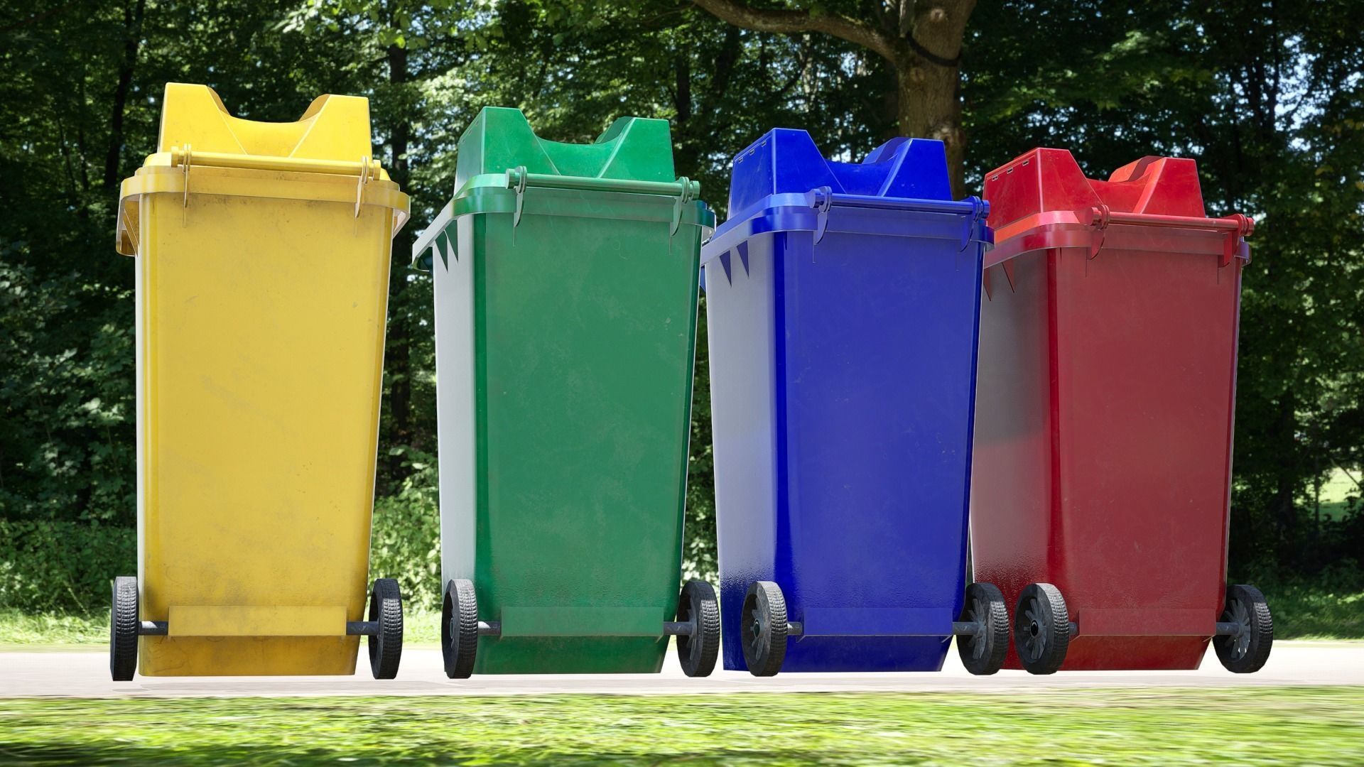 3D model Thai Garbage bin VR / AR / low-poly | CGTrader