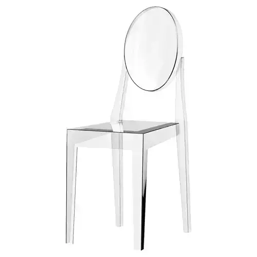 Victoria Ghost transparent Chair 3D model | CGTrader