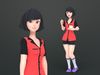 3D model Luna Cartoon Girl Character VR / AR / low-poly | CGTrader