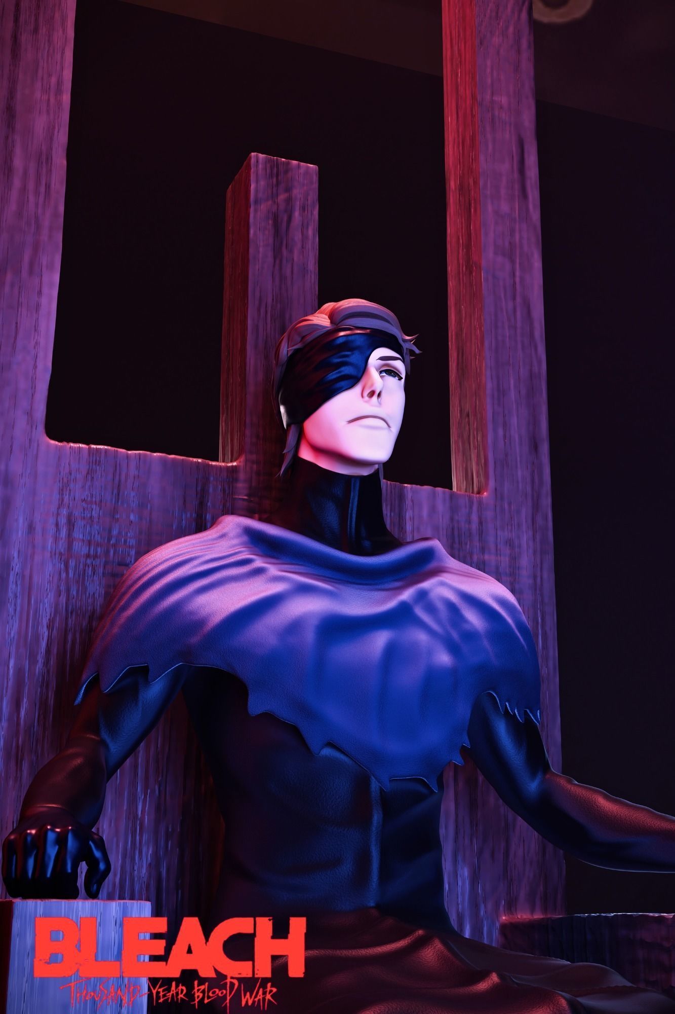 Aizen Sosuke - Manga Style Sitting on Chair 3D model 3D printable ...