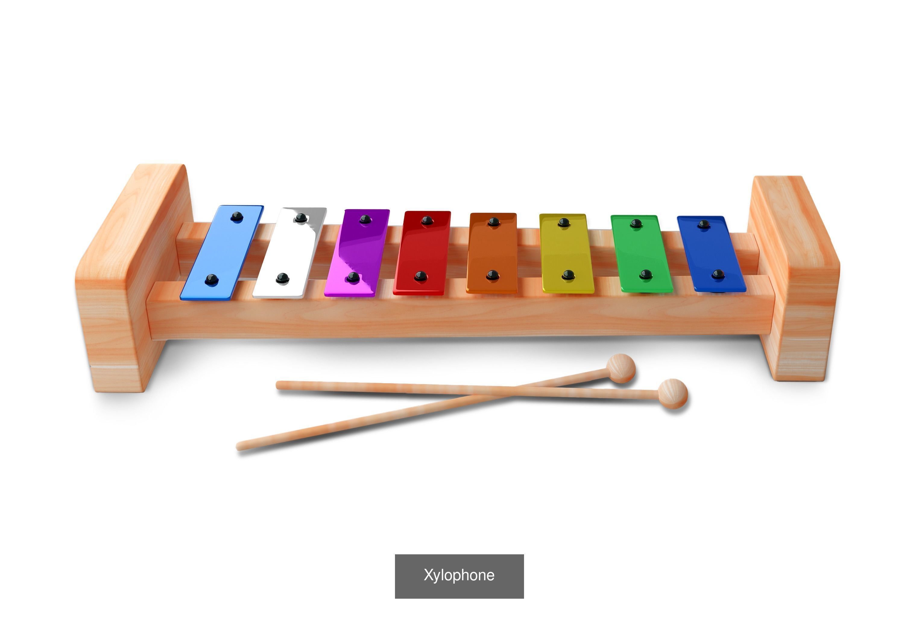 Musical Instruments Collection Package | CGTrader