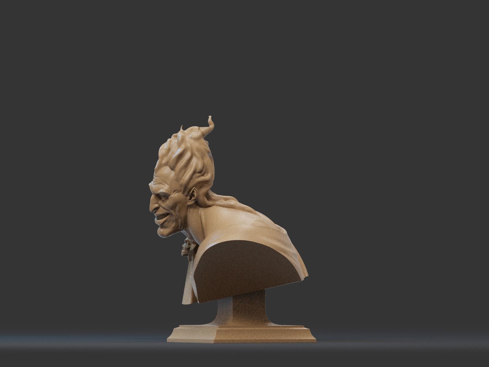 Hades Bust 3D Print 3D model 3D printable | CGTrader