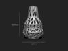 Modern Parametric Vase STL File for 3D Printing - Vase 04 C 3D model 3D ...