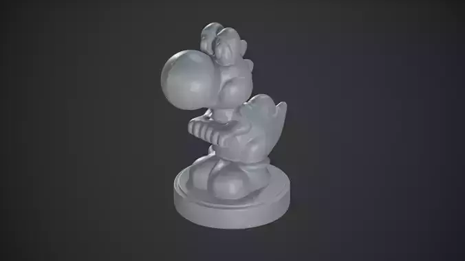 Yoshi Figure Scanned free 3D model 3D printable | CGTrader