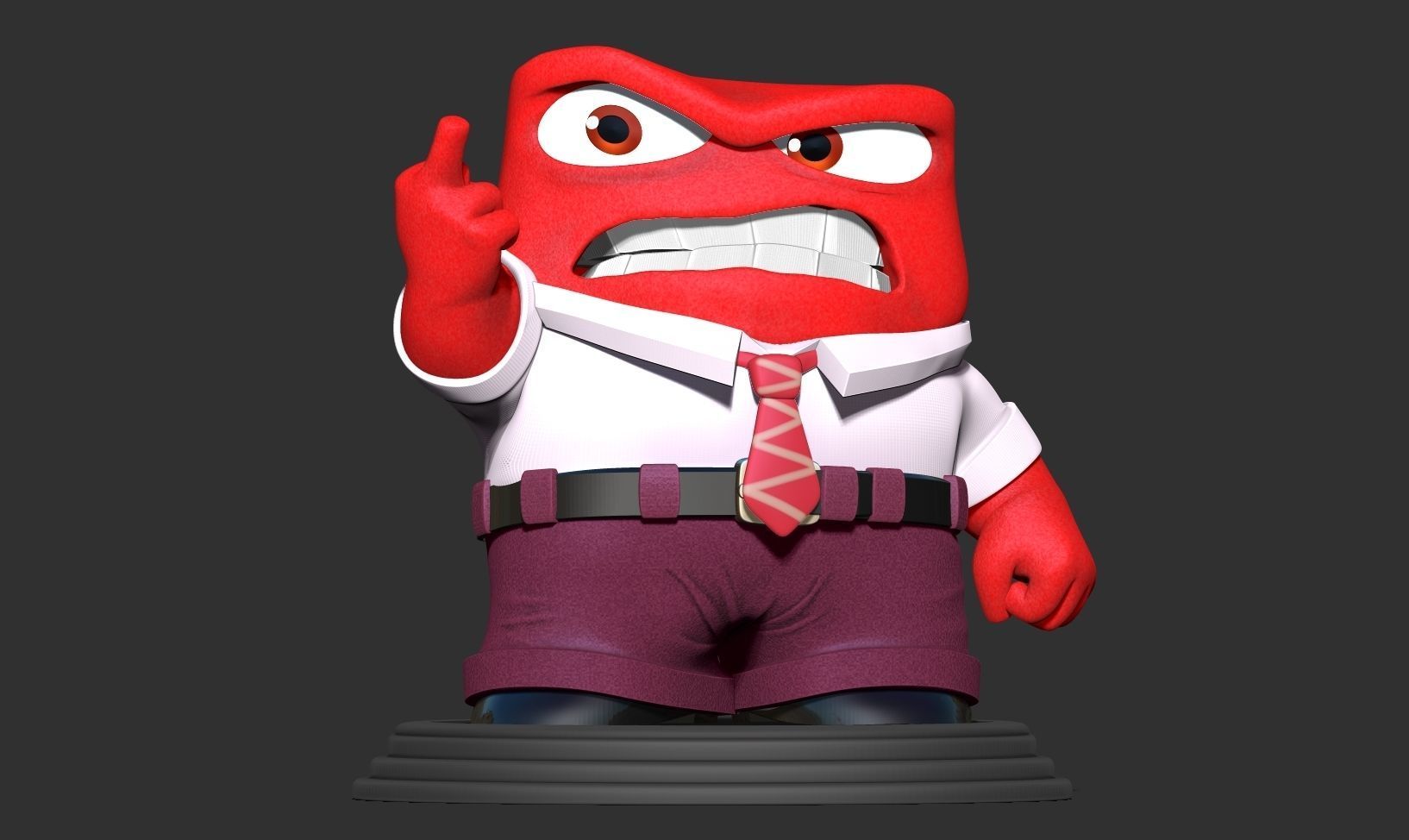 Anger - Inside Out 2 Fanart 3D model 3D printable | CGTrader