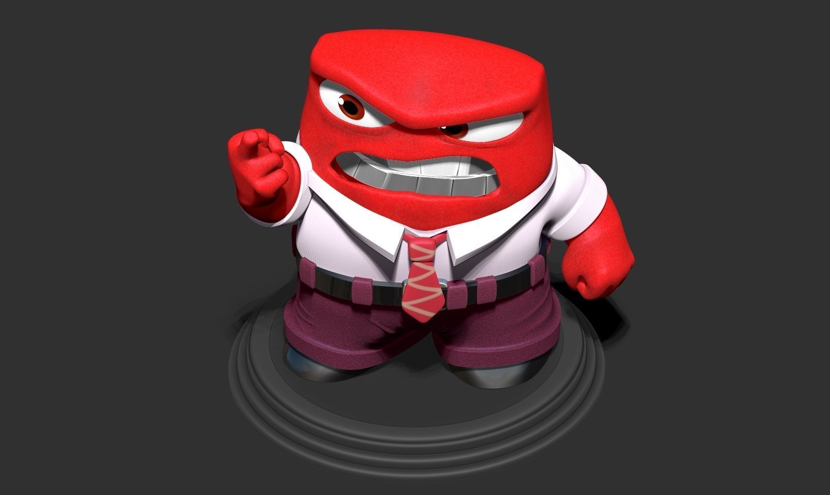 Anger - Inside Out 2 Fanart 3D model 3D printable | CGTrader