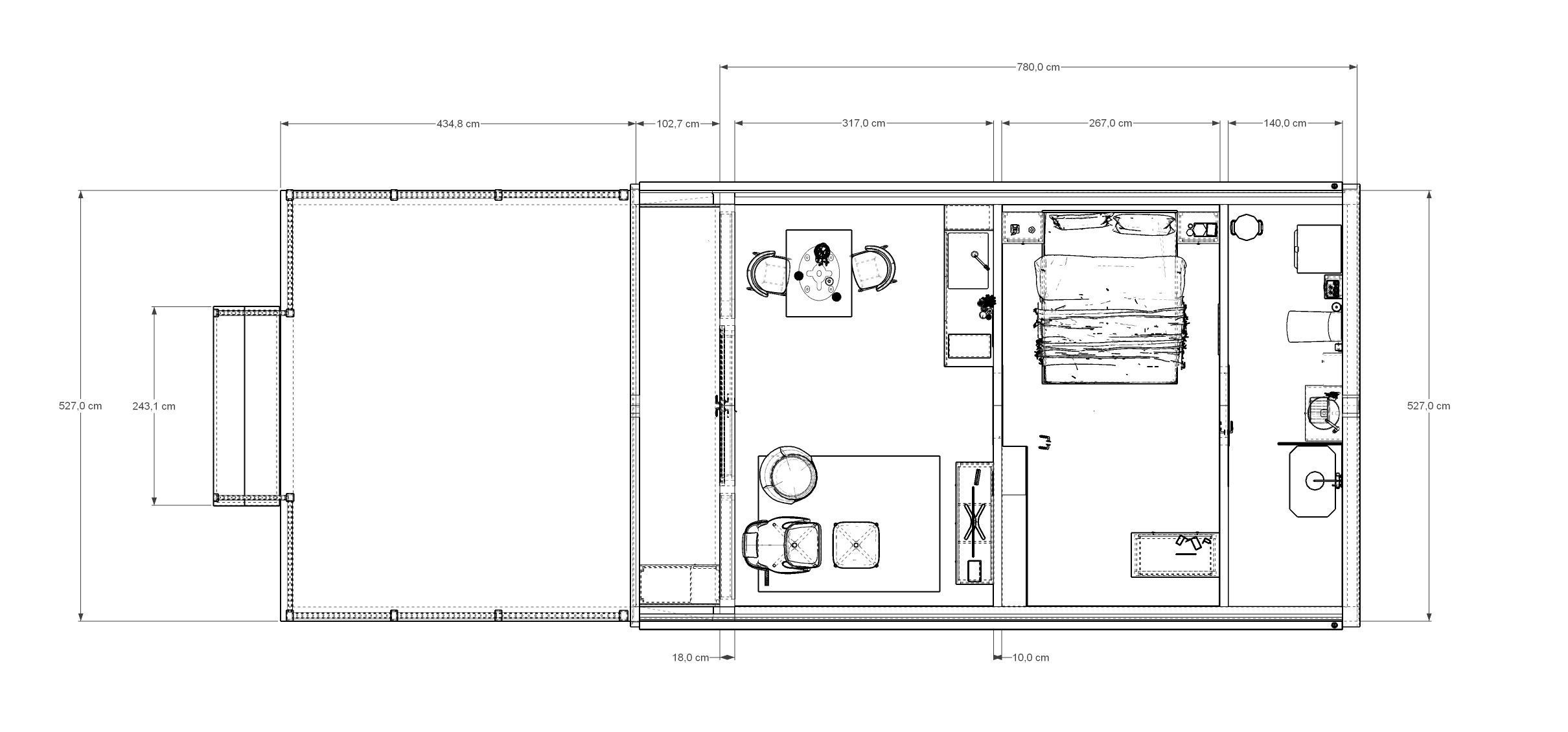A frame Ara 40m2 3d model basic plans 3D model | CGTrader