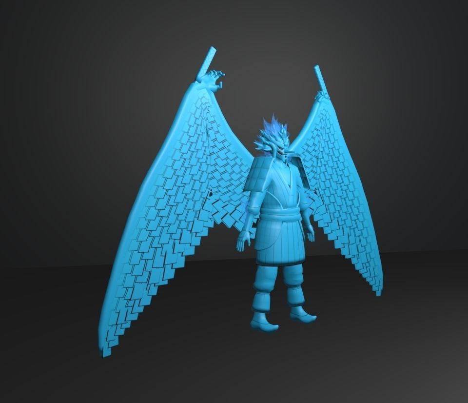 kakashi perfect susanoo 3D model animated rigged | CGTrader