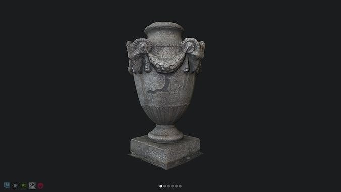Photogrammetry model Column and optimized LP free VR / AR / low-poly 3D ...
