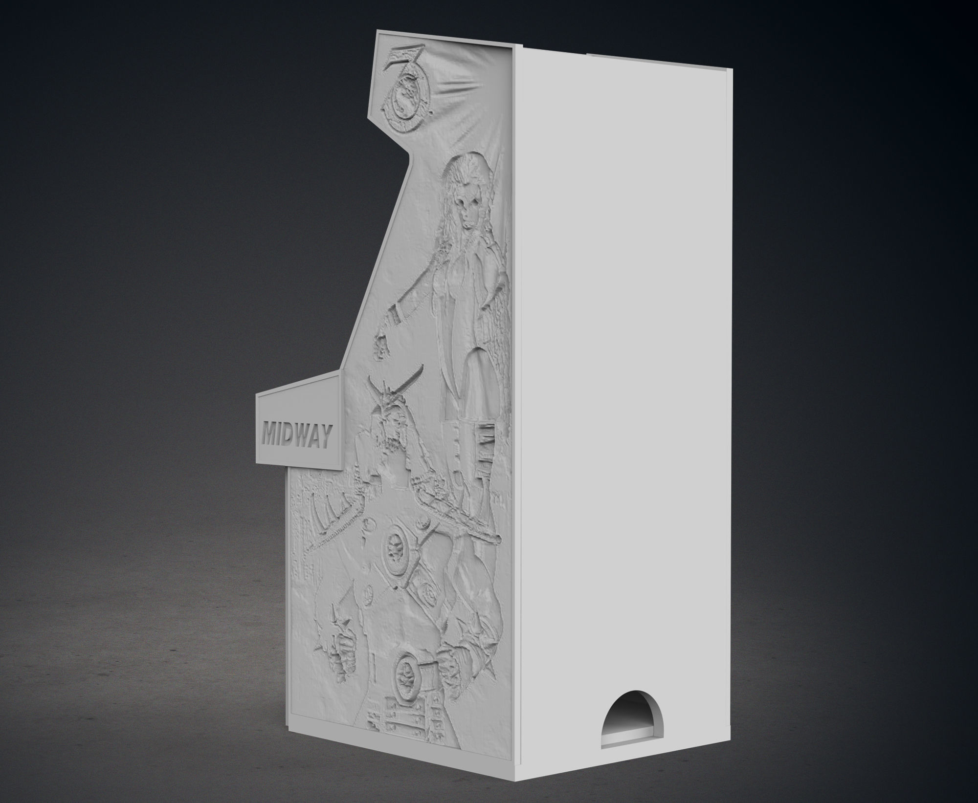 Ultimate Mortal Kombat 3 Arcade Cabinet with Lithophane 3D model 3D ...