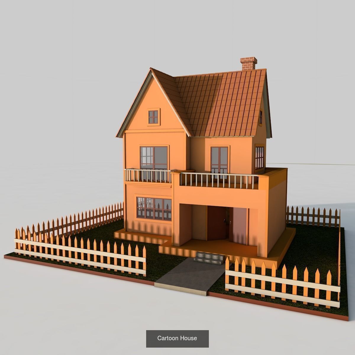 3D Model Collection Cartoon Houses Pack VR / AR / low-poly | CGTrader