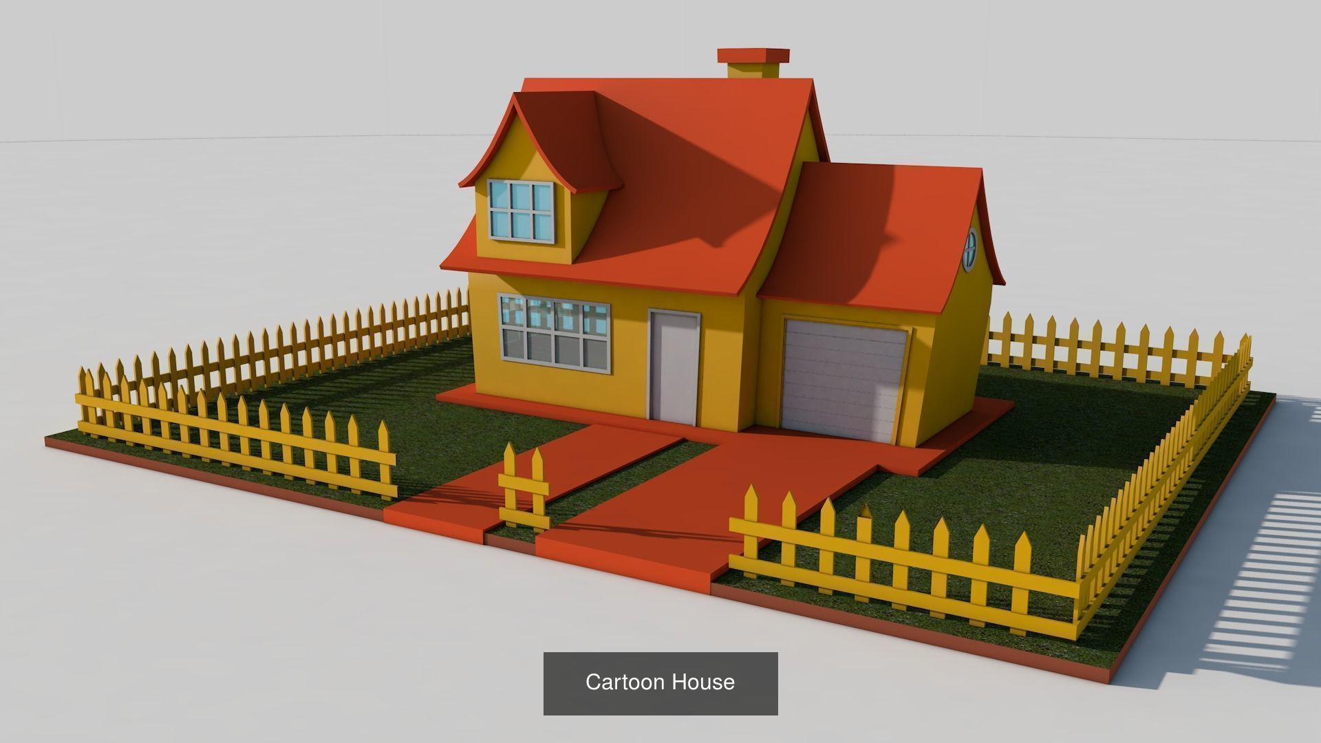 3D Model Collection Cartoon Houses Pack VR / AR / low-poly | CGTrader