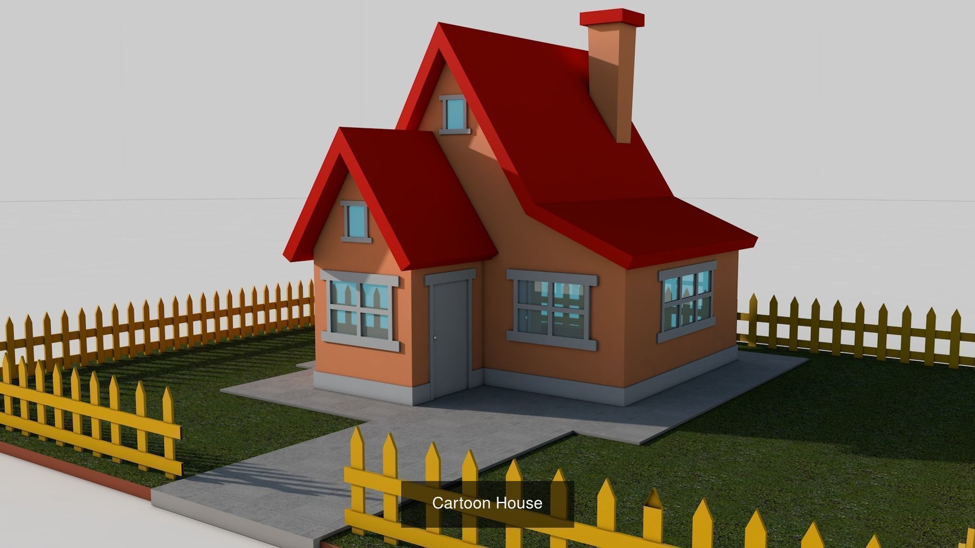 3D Model Collection Cartoon Houses Pack VR / AR / low-poly | CGTrader
