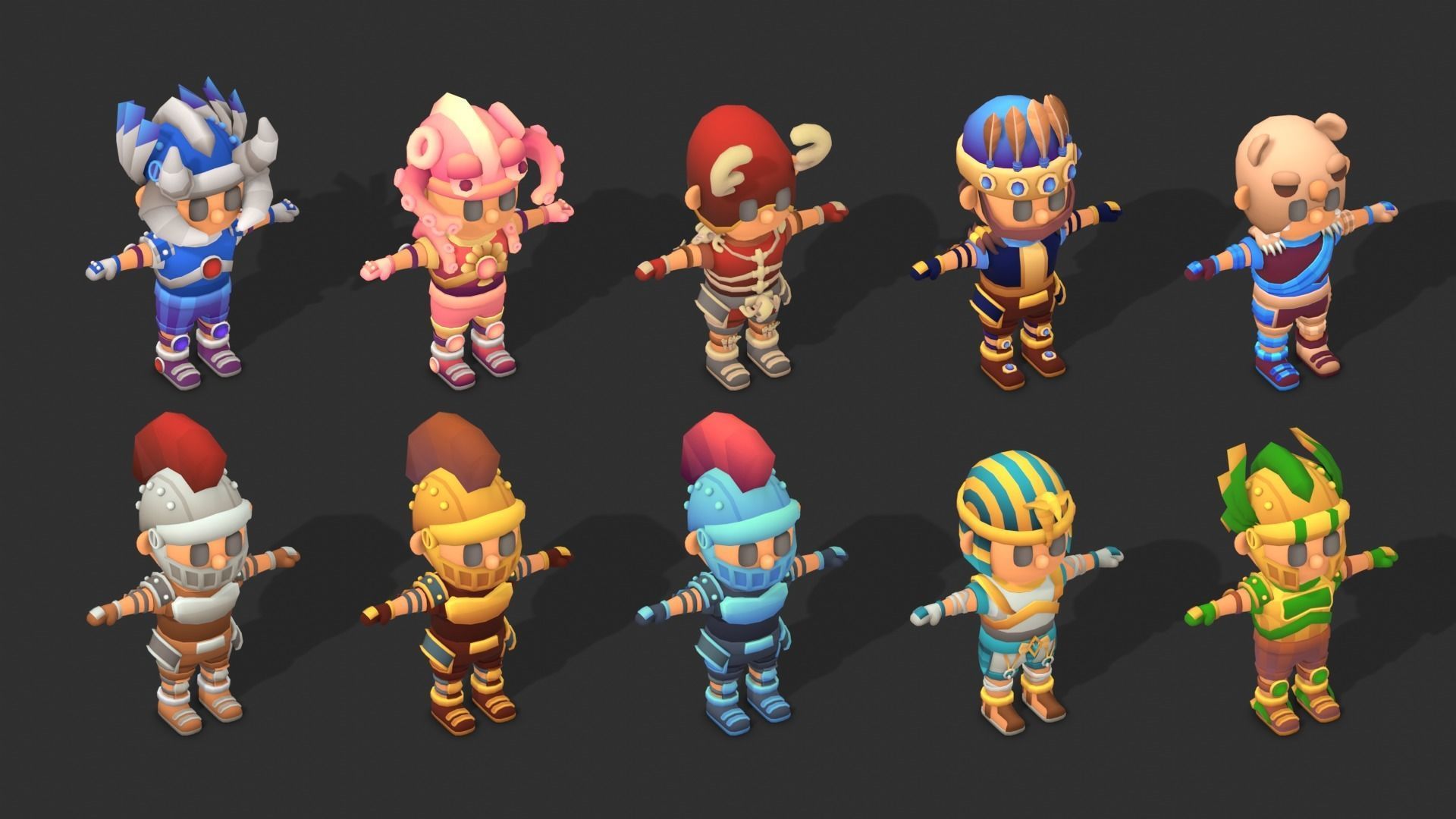 3D model Medieval Town Asset Pack VR / AR / low-poly | CGTrader