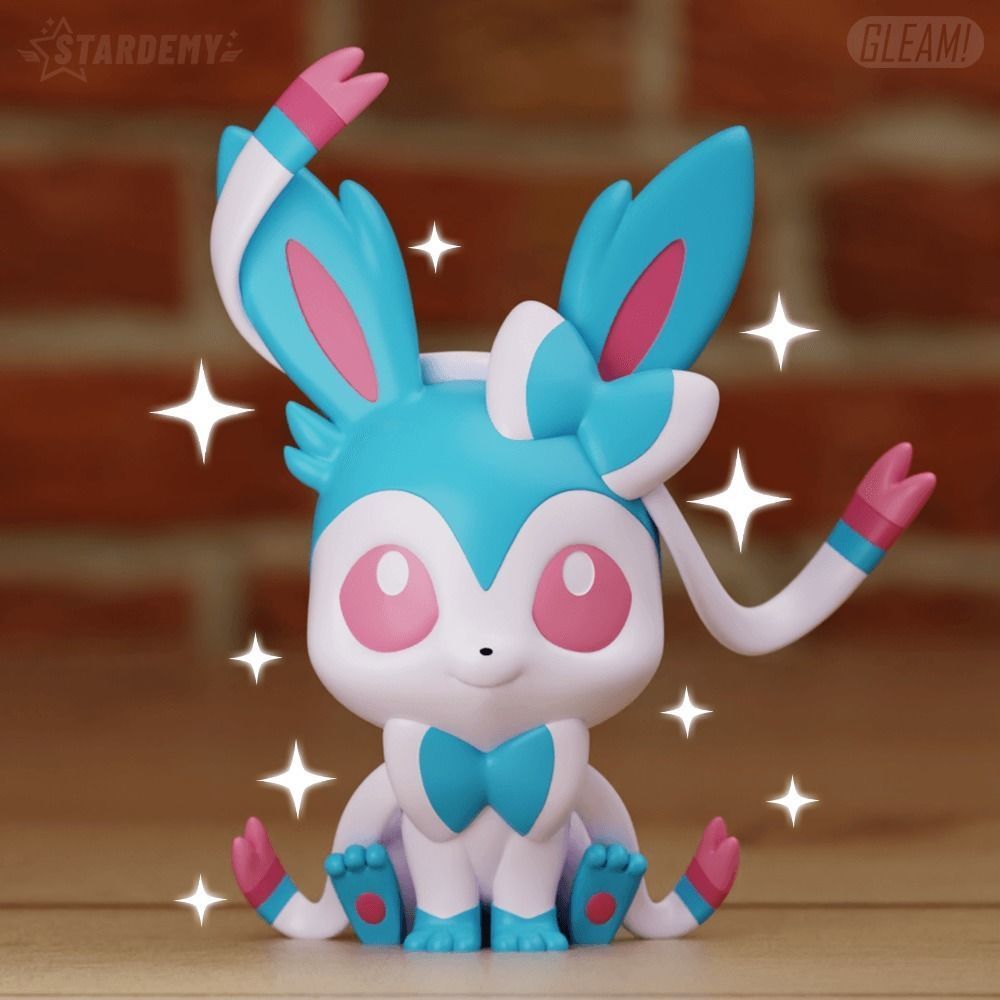 SYLVEON CHIBI 4 MODELS FANART POKEMON EEVEELUTION 3D model 3D printable ...