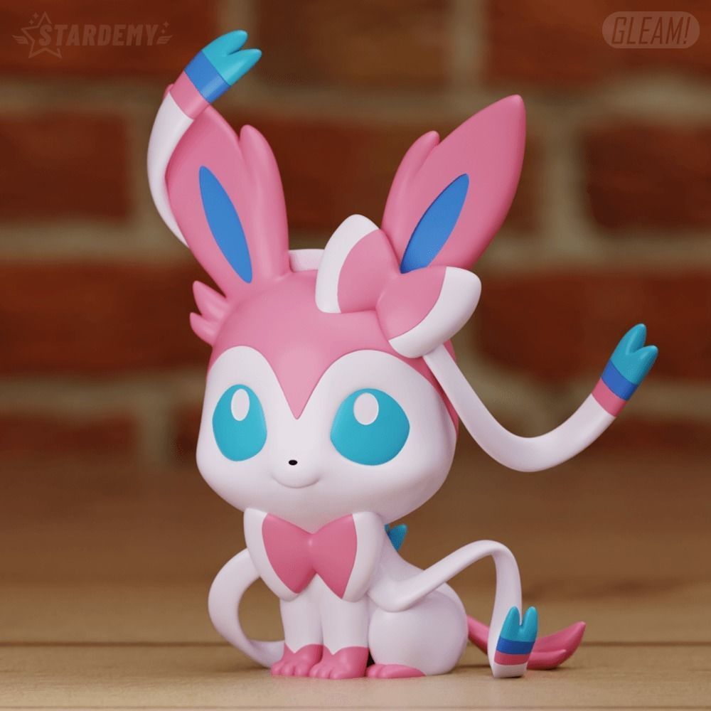 SYLVEON CHIBI 4 MODELS FANART POKEMON EEVEELUTION 3D model 3D printable | CGTrader