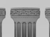 Fluted greek key model making miniature pillar columns 3D model 3D ...