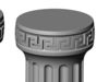 Fluted greek key model making miniature pillar columns 3D model 3D ...