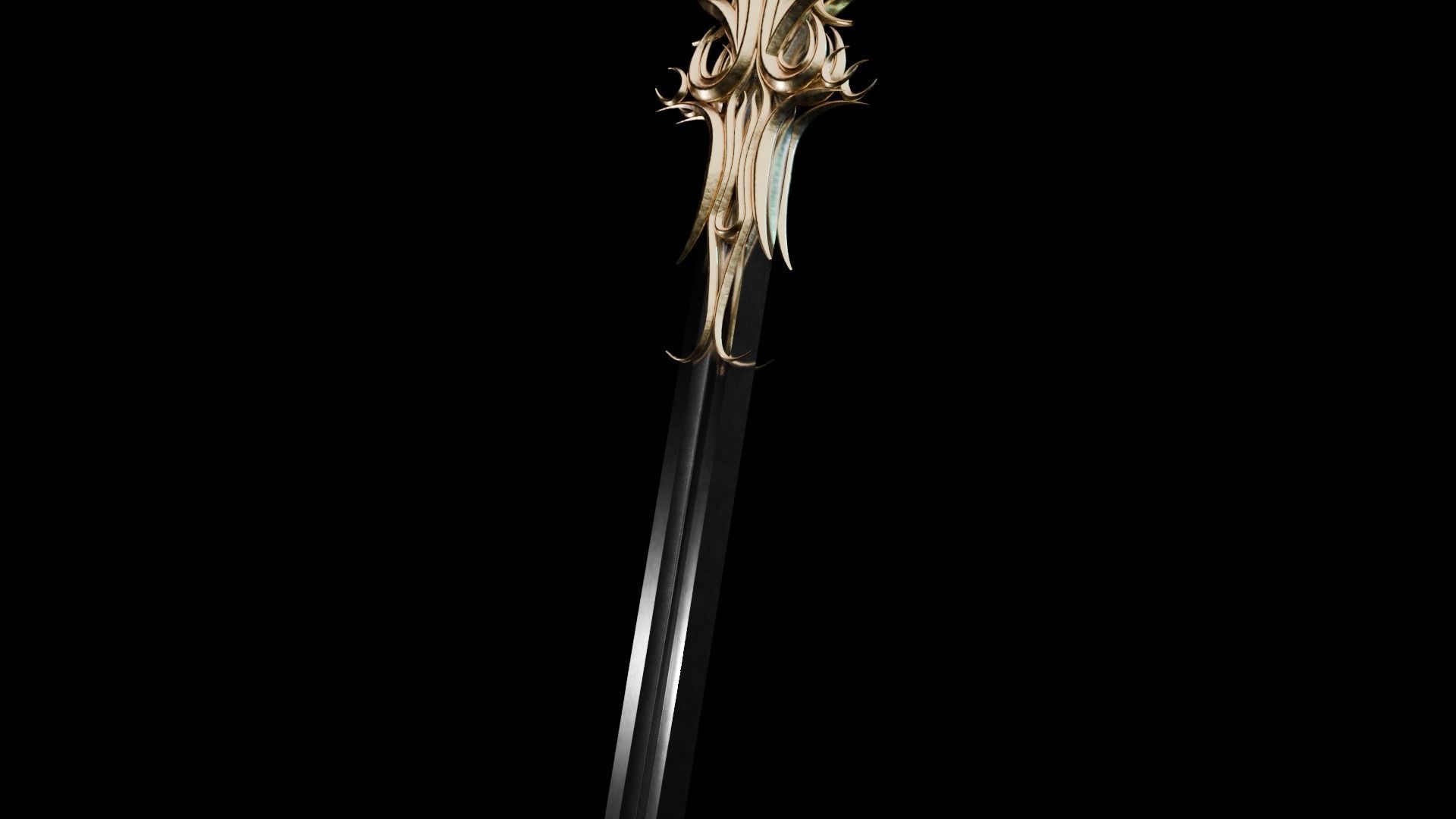 3D model King royal knight Sword VR / AR / low-poly | CGTrader