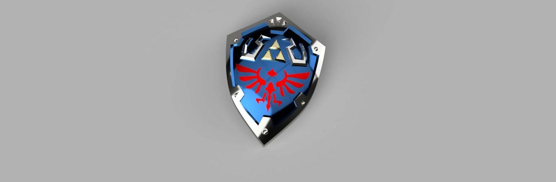 The Legend of Zelda Link Hylian Shield 3D model | CGTrader