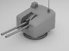 4 5 inch - 114mm QF Mark V Twin Naval Gun 3D model | CGTrader