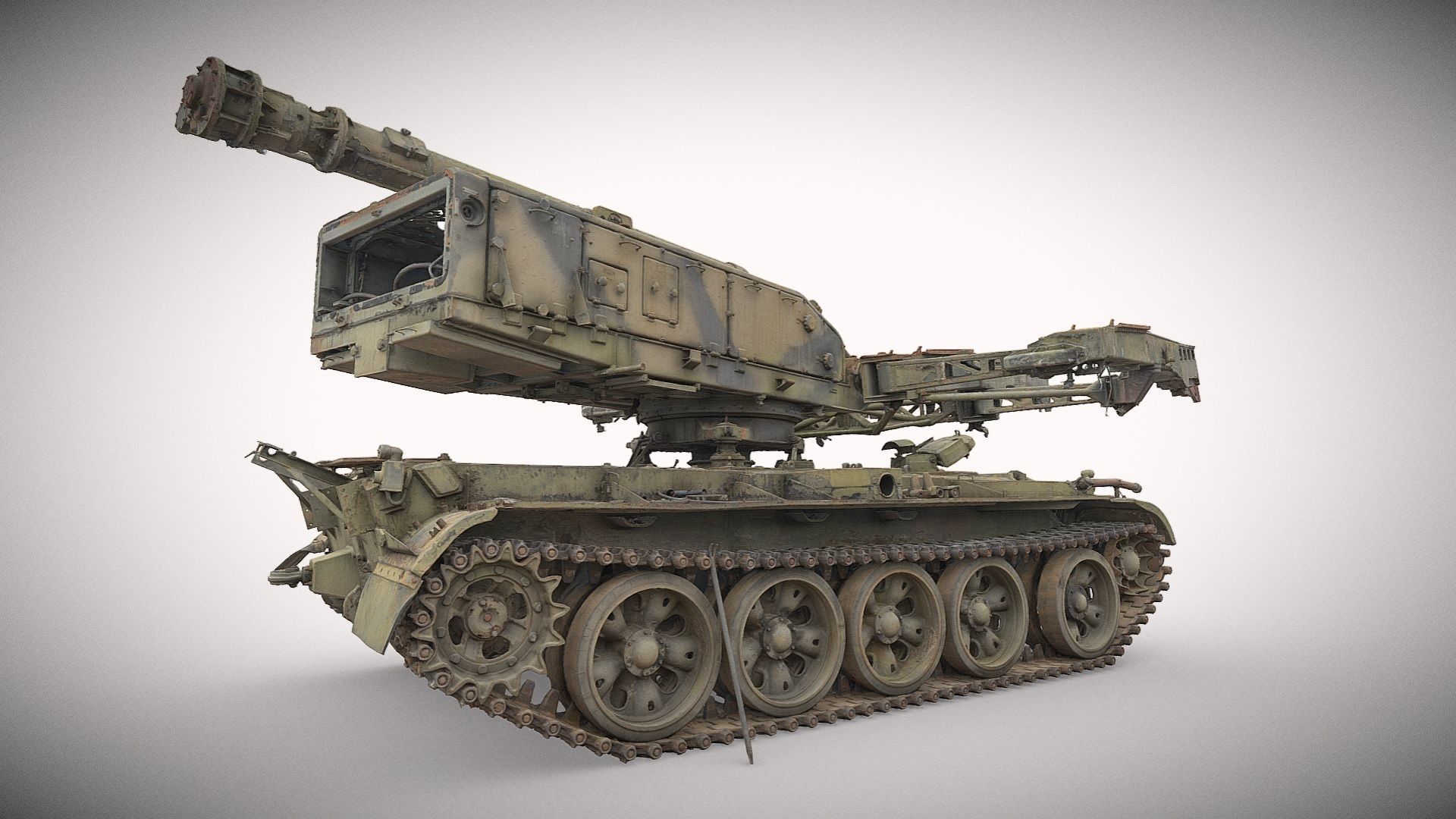 Self-propelled rocket launcher S-125 Newa 02 3D model | CGTrader