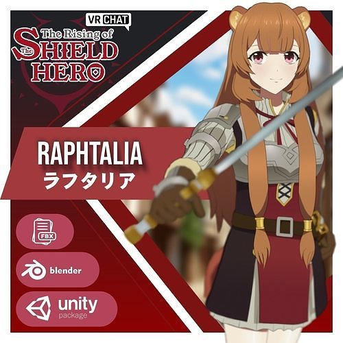 3D model Raphtalia - 3D Model for VRChat VR / AR / low-poly | CGTrader