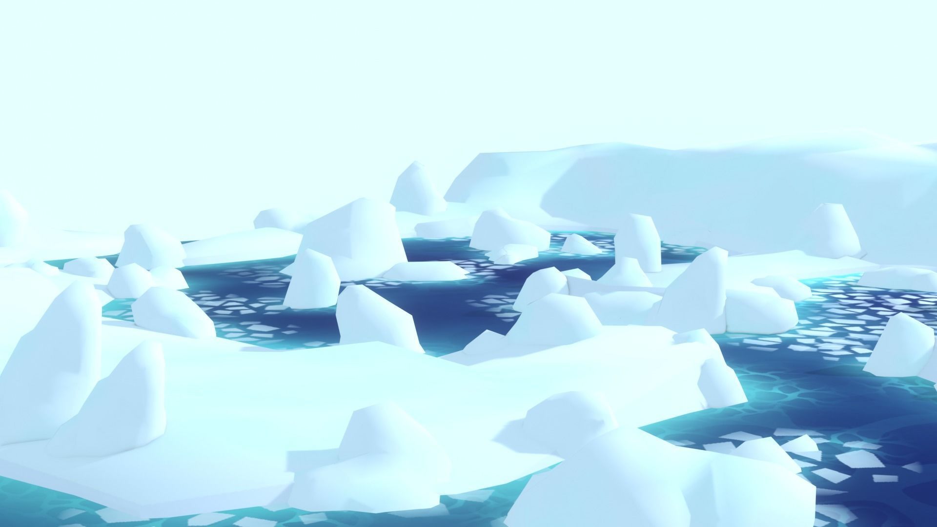 Iceberg - Hand Painted free VR / AR / low-poly 3D model | CGTrader