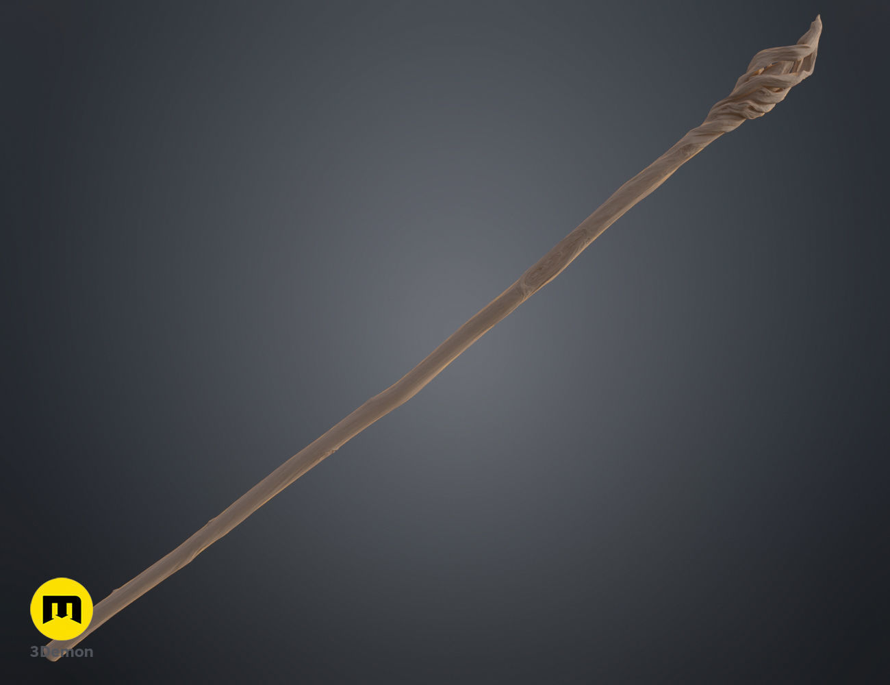 Gandalf Staff - The Hobbit 3D model 3D printable | CGTrader