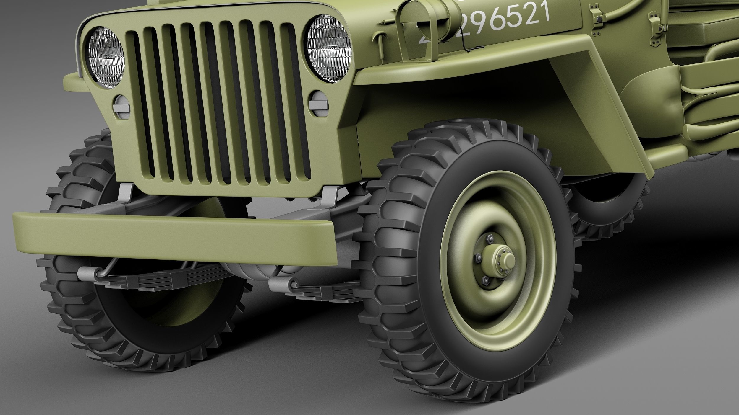 Jeep Willys MB 3D model | CGTrader