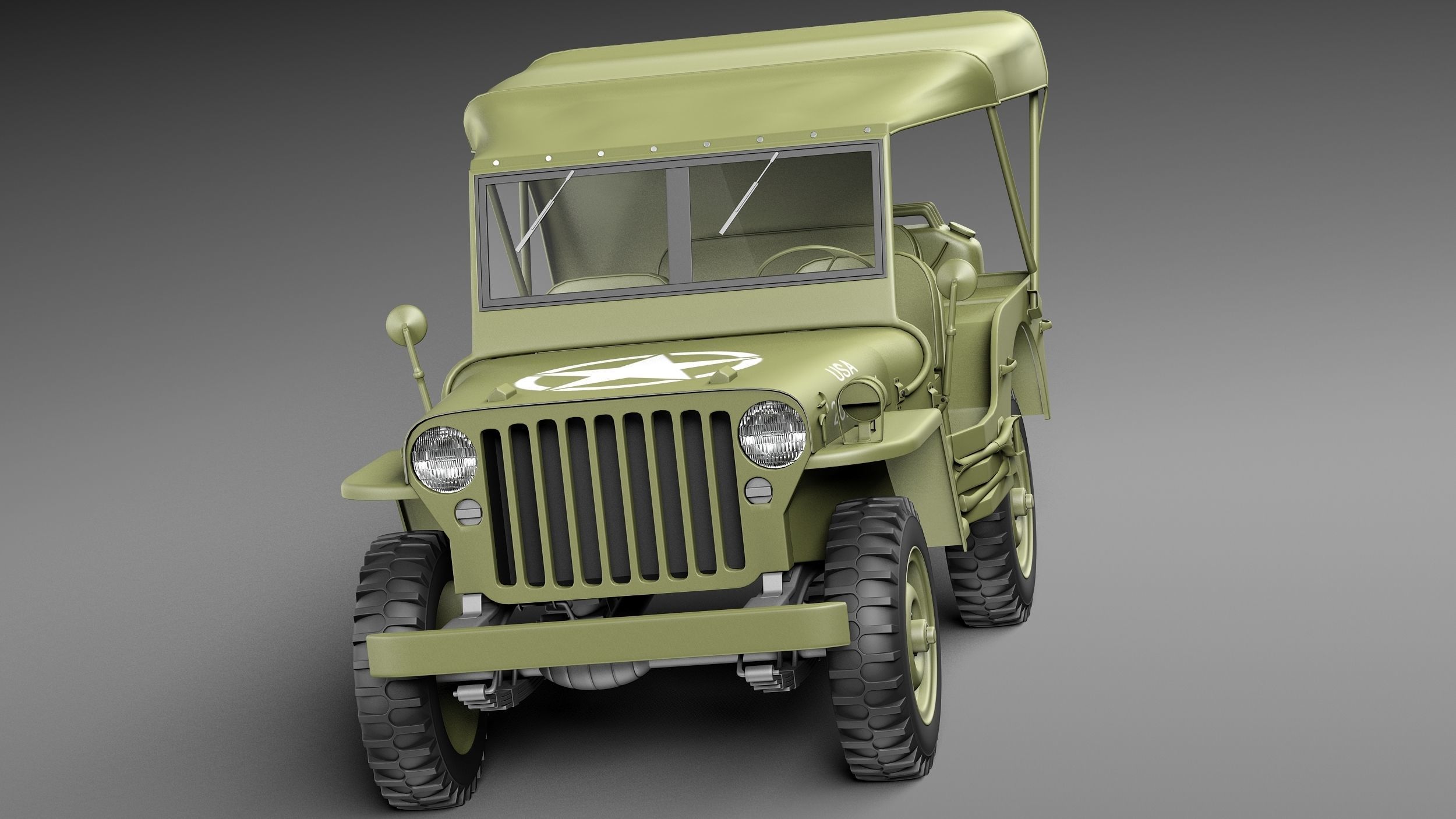 Jeep Willys MB 3D model | CGTrader