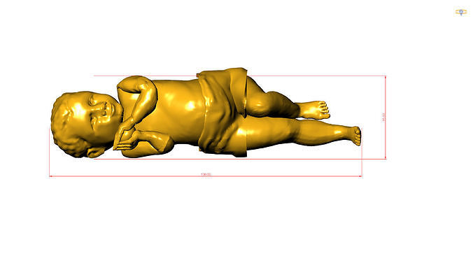 baby jesus free 3D model 3D printable | CGTrader