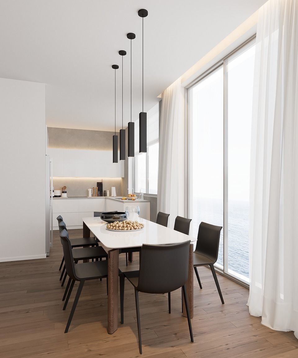 Pendant light Square tube SKU 5270 free 3D model | CGTrader