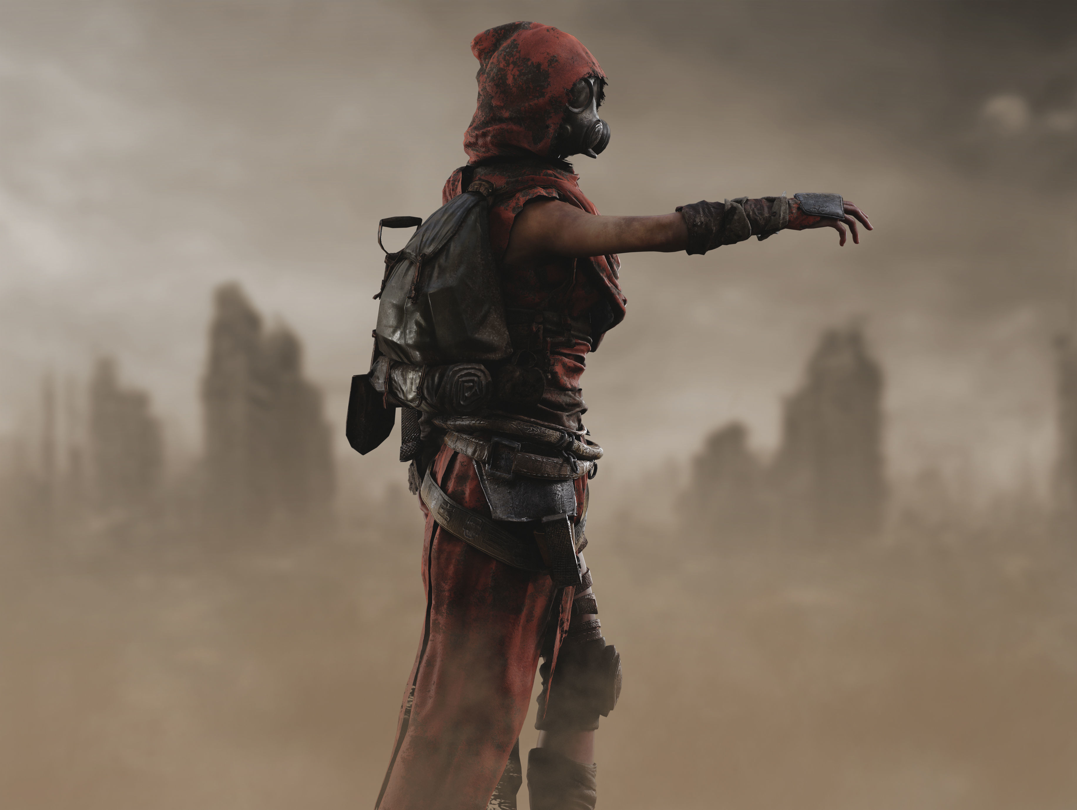 3D model Post Apocalyptic Girl VR / AR / low-poly | CGTrader