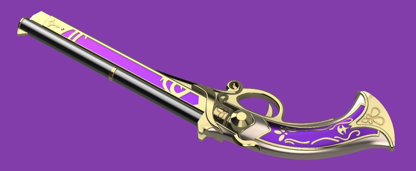 Genshin Impact - Clorinde flintlock for cosplay 3D model 3D printable ...