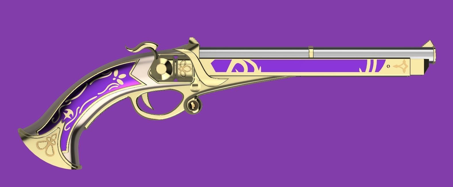 Genshin Impact - Clorinde flintlock for cosplay 3D model 3D printable ...