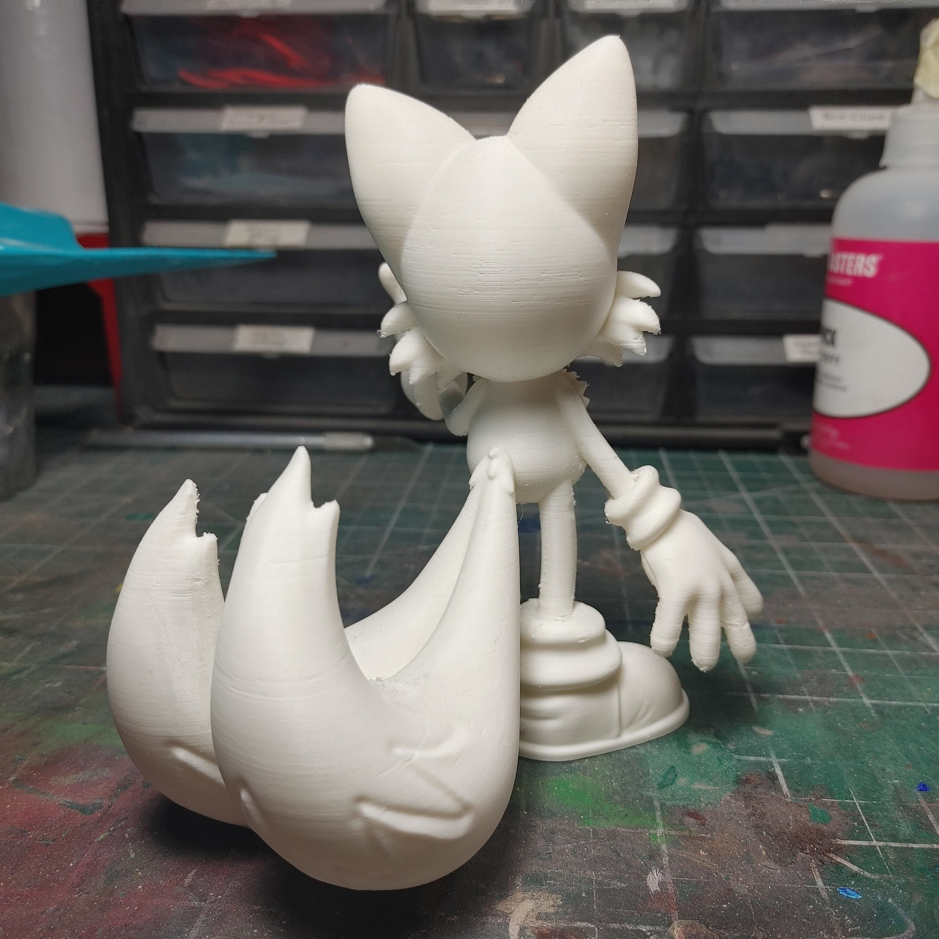 Tails - Sonic The Hedgehog 3D Printing model 3D model 3D printable ...
