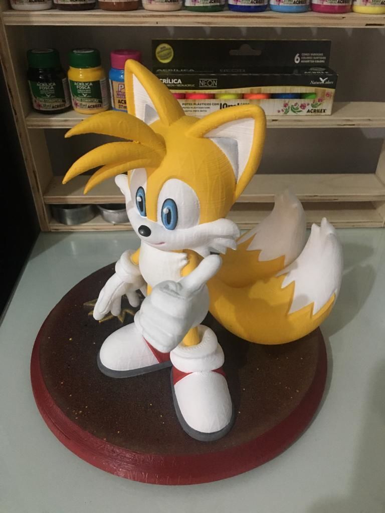 Tails - Sonic The Hedgehog 3D Printing model 3D model 3D printable ...
