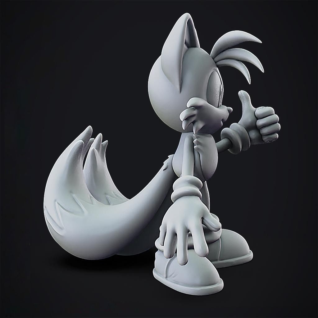 Tails - Sonic The Hedgehog 3D Printing model 3D model 3D printable ...