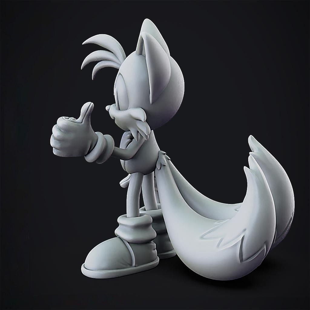 Tails - Sonic The Hedgehog 3D Printing model 3D model 3D printable ...