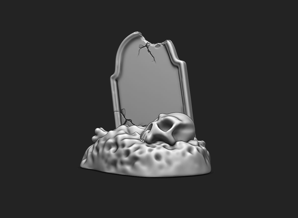 Tombstone RIP Halloween - 3D STL File for 3D Printing 3D model 3D ...