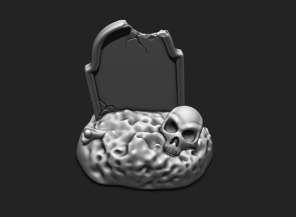 Tombstone RIP Halloween - 3D STL File for 3D Printing 3D model 3D ...