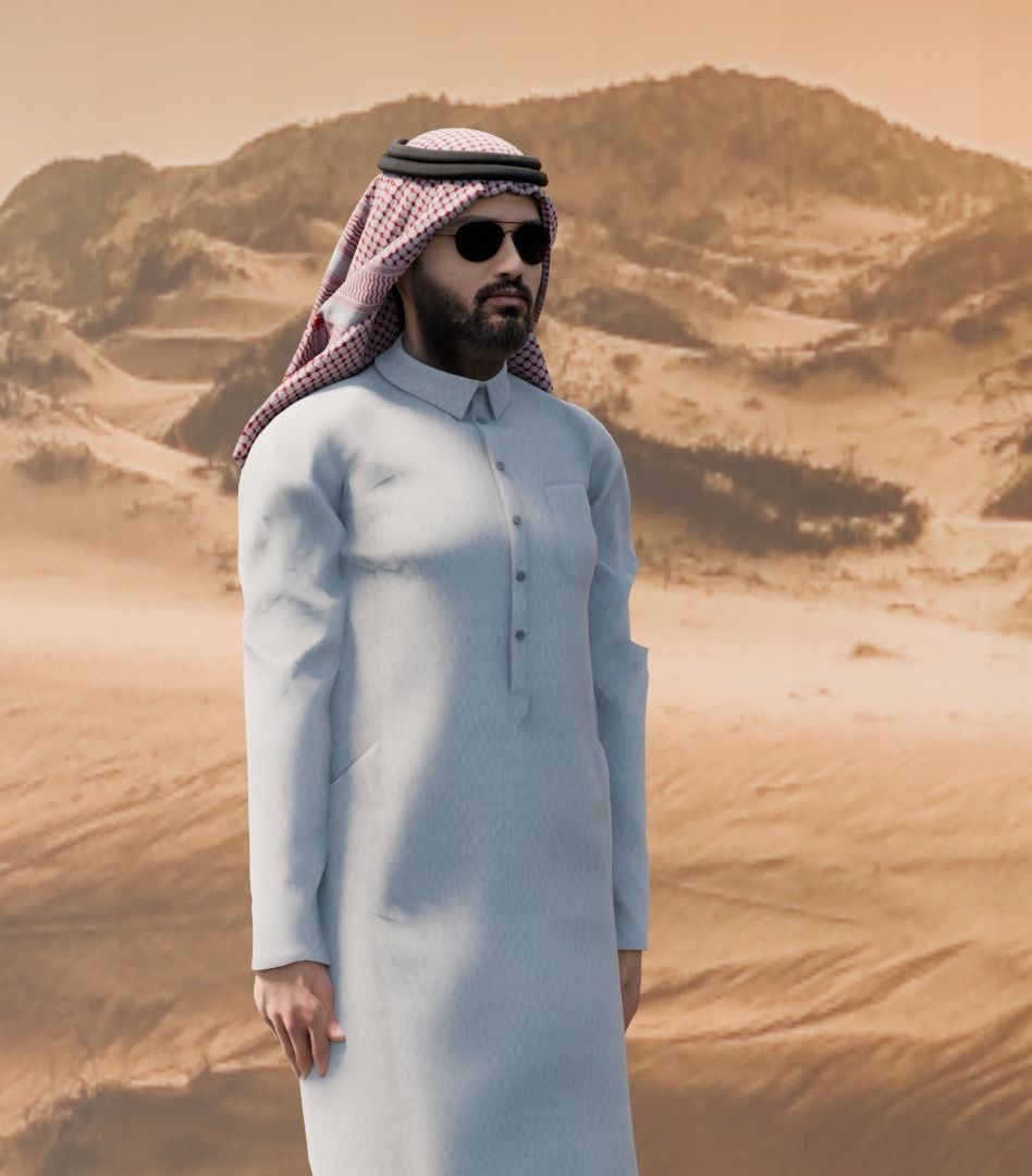 Arabic Guy free VR / AR / low-poly 3D model animated rigged | CGTrader