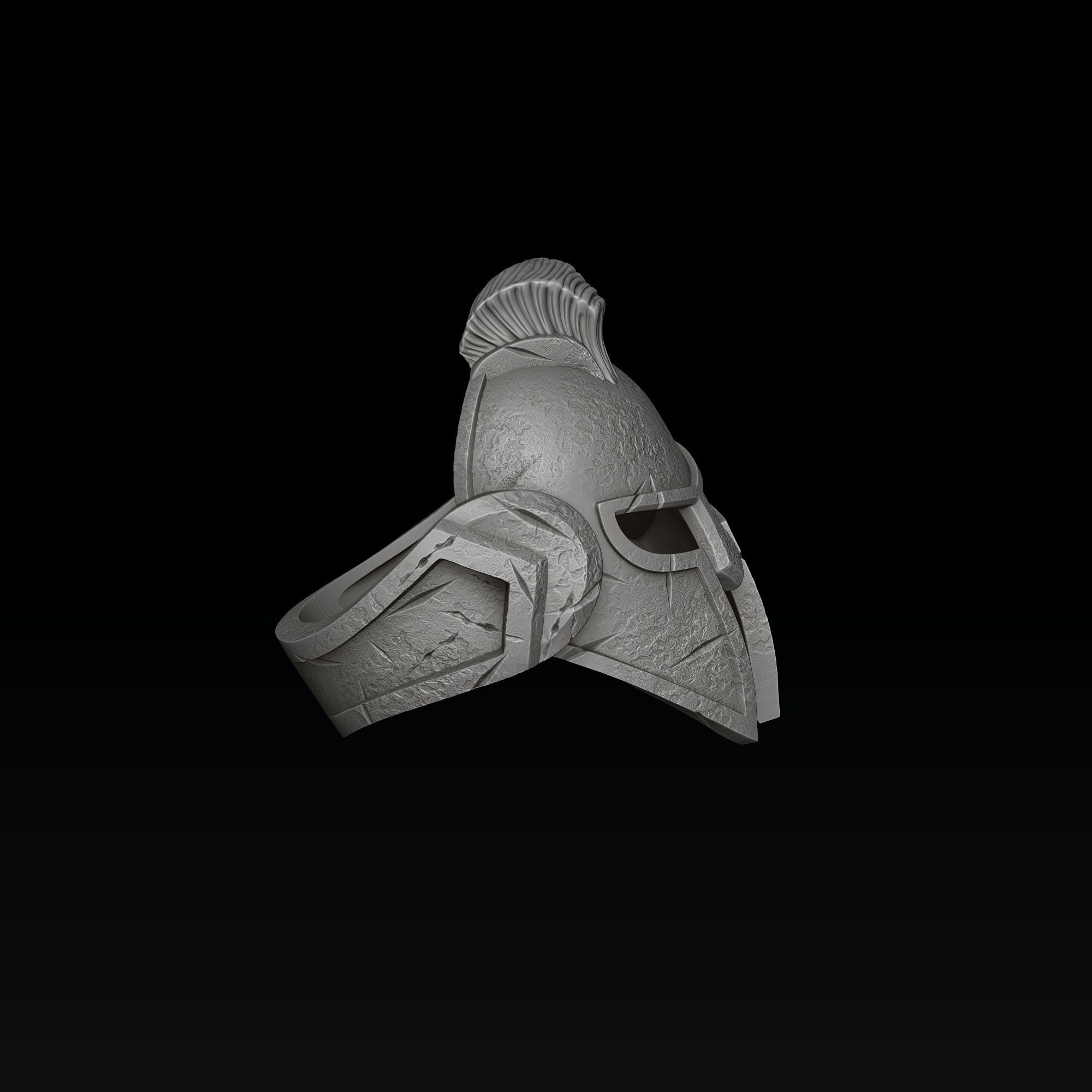 Helmet Ring V2 3D model 3D printable | CGTrader
