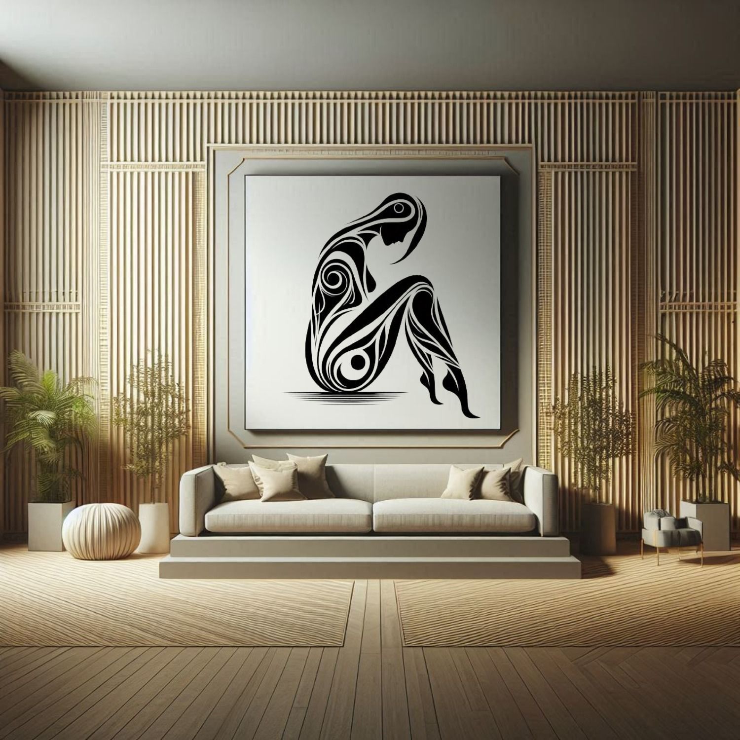 Sad Woman Silhouette 2D Stl File 3D model 3D printable | CGTrader